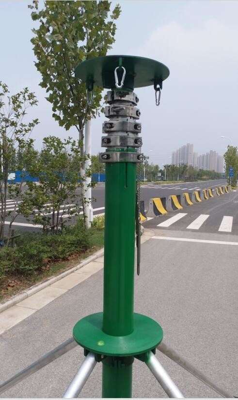 30ft portable telescopic mast light weight telescoping pole hurry-up ...