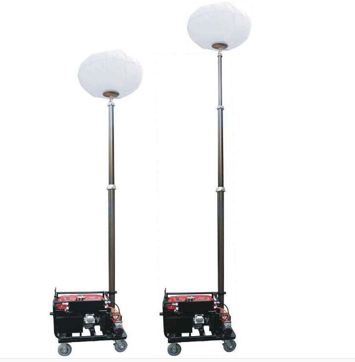 Telescopic Mast Portable Light Tower LED lamp 2*300W Emergency kit ...