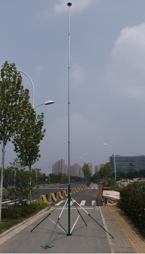 tiang antena antena pol crank up telescoping antenna mast 40ft 12m ...