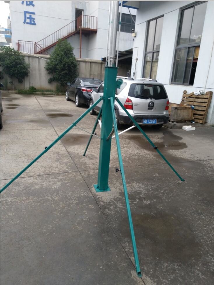 hand winch up telescoping antenna mast 40ft 12m aluminum telescopic ...