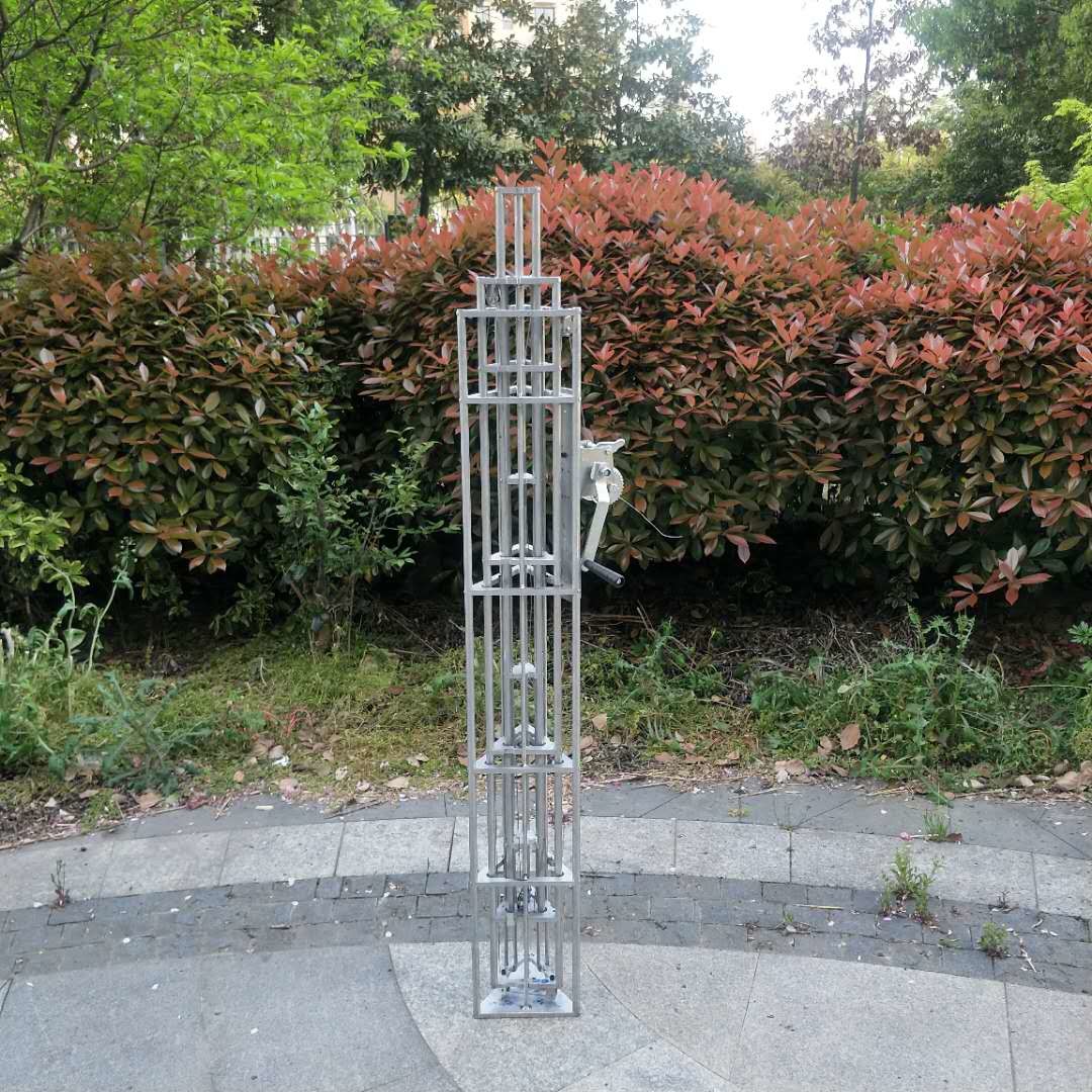 shtylla teleskopike guyed aluminum tower 70ft 25m 10 sections ...
