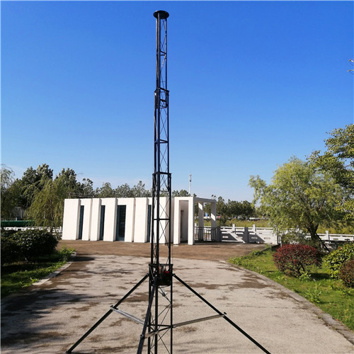 mast tower 30m 11 sections telescopic antenna tower lattice tower ...